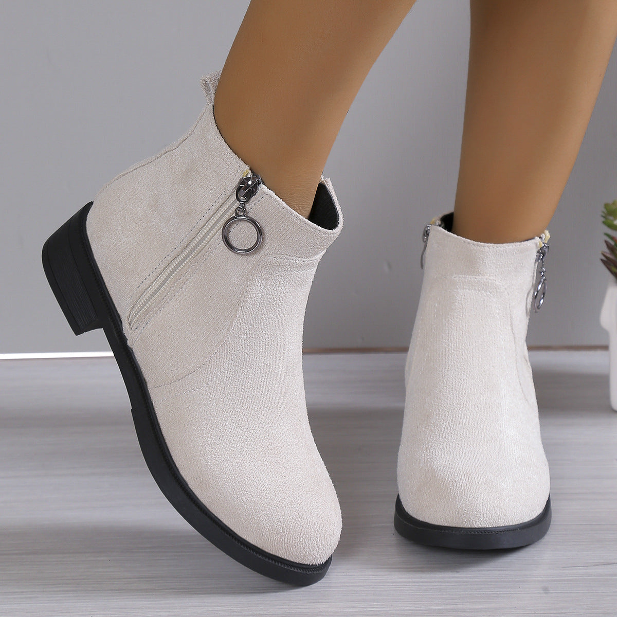 Fabelhafte Stiefeletten Mit Reissverschluss Bild