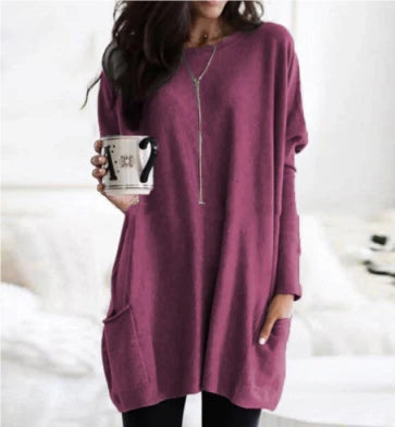 Damenpullover Leonie: Bequem mit Taschen – Modegeist